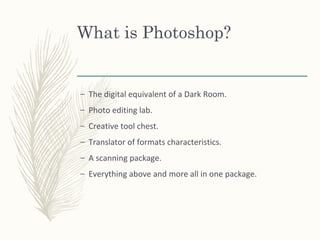An introduction to photoshop | PPT