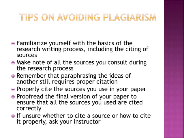 An introduction to plagiarism | PPTX