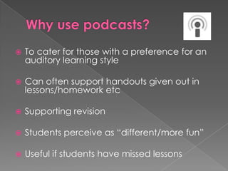 An Introduction To Podcasting 130110 | PPT