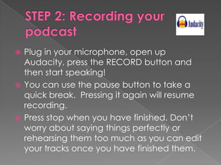An Introduction To Podcasting 130110 | PPT
