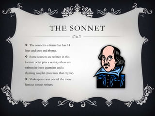 An introduction to poetry | PPTX