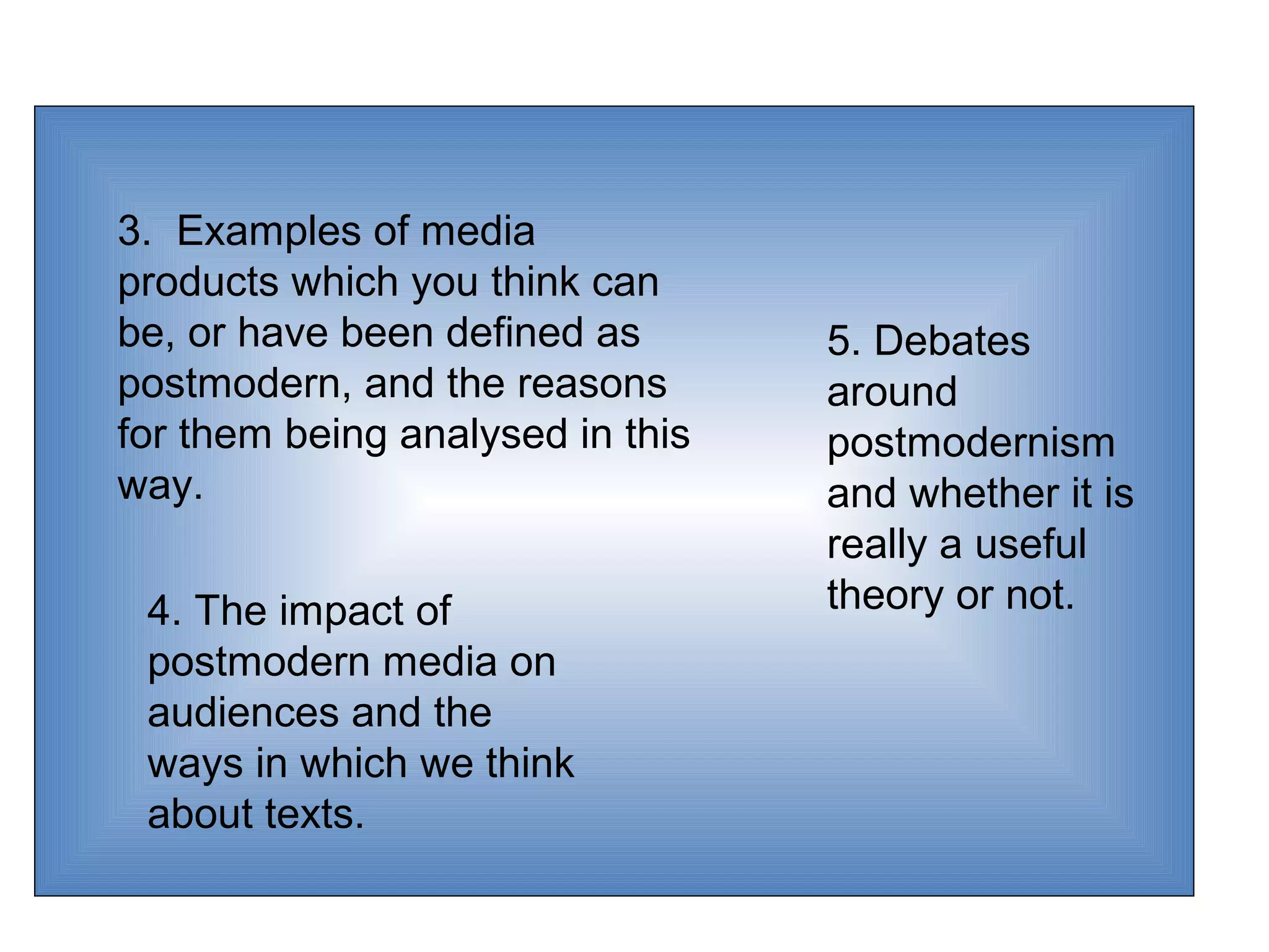 An introduction to postmodernism lesson 1 | PPT