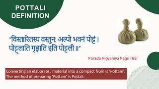 An Introduction to Pottali Kalpana- a Rasarasayana | PDF