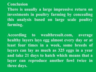 An introduction to poultry farming | PPTX