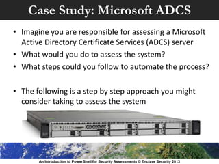 An Introduction to PowerShell for Security Assessments | PPT