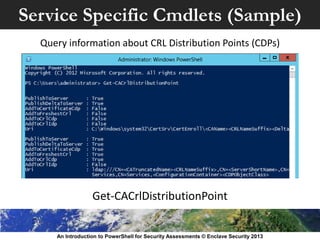 An Introduction to PowerShell for Security Assessments | PPT