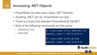 An Introduction to PowerShell for Security Assessments | PPTX | Operating Systems | Computer ...