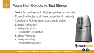 An Introduction to PowerShell for Security Assessments | PPTX | Operating Systems | Computer ...