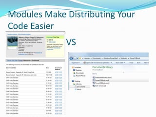An Introduction to PowerShell Modules | PPTX | Computing | Technology & Computing