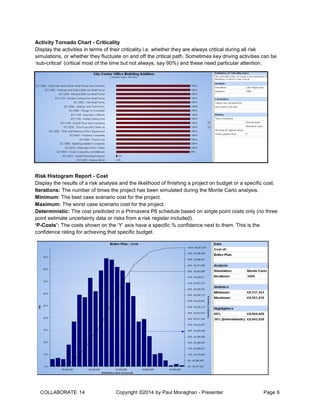 An introduction to primavera risk analysis - Oracle Primavera P6 ...