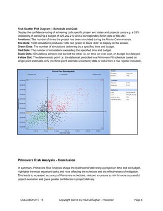 An introduction to primavera risk analysis - Oracle Primavera P6 ...