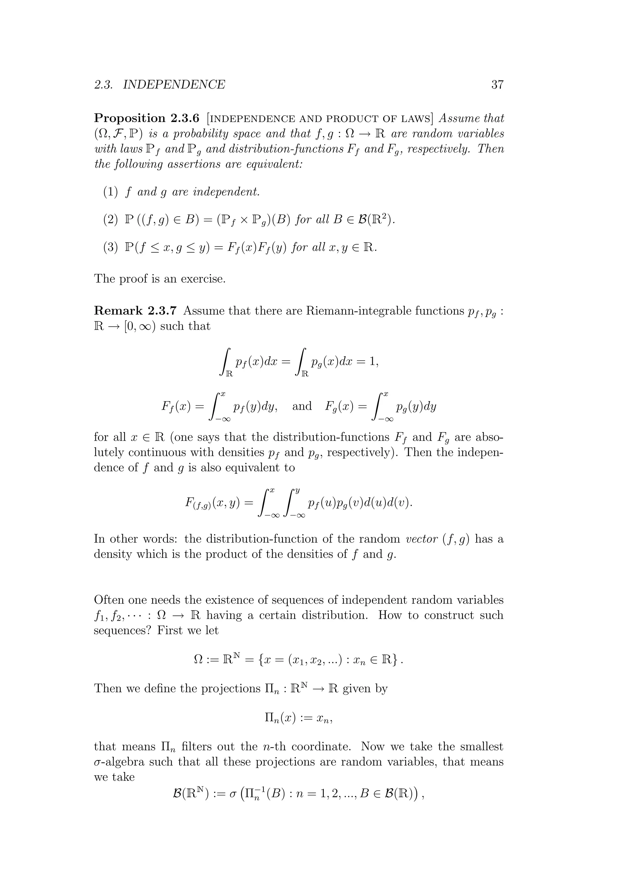 An introduction to probability theory geiss | PDF