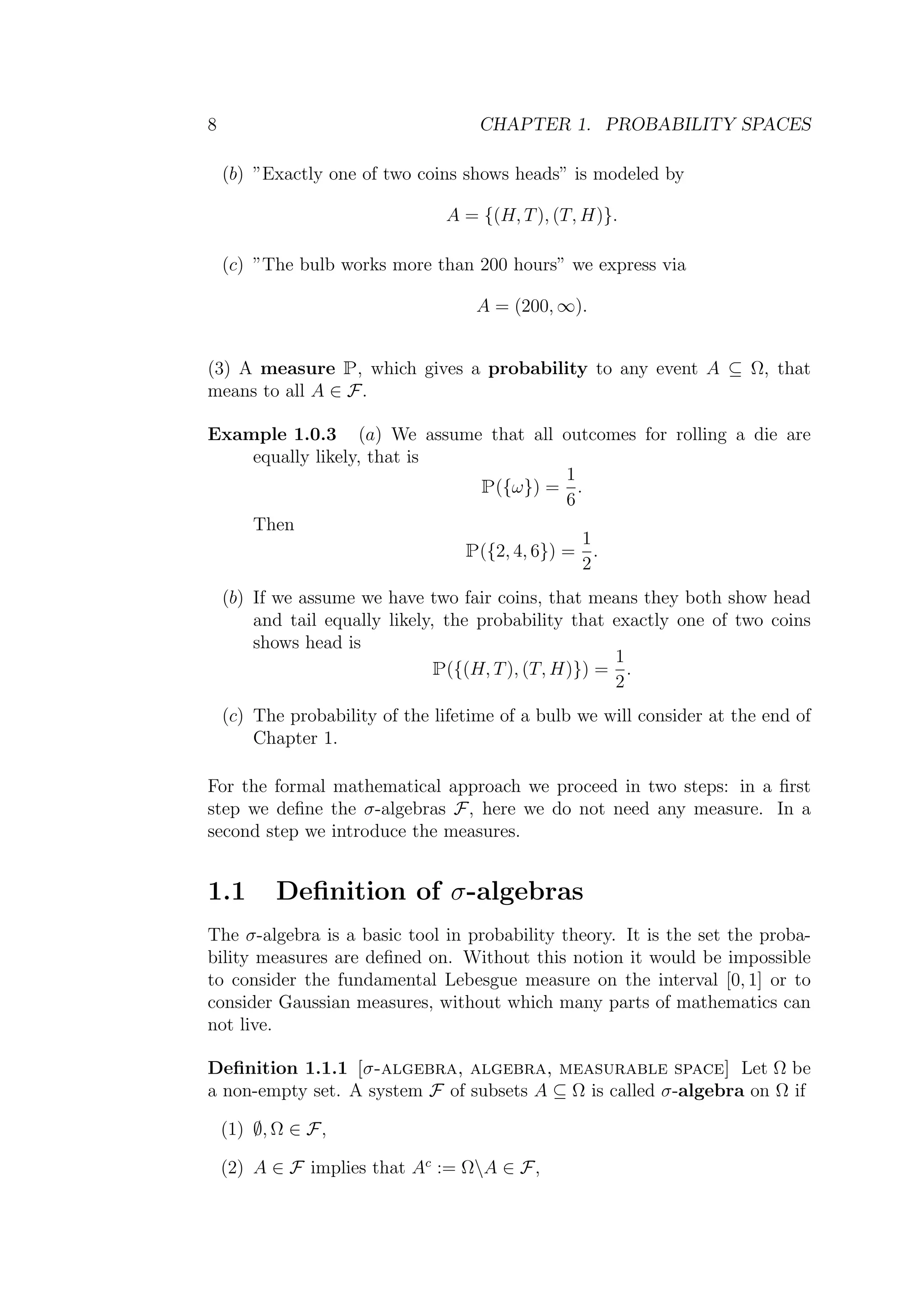 An introduction to probability theory geiss | PDF