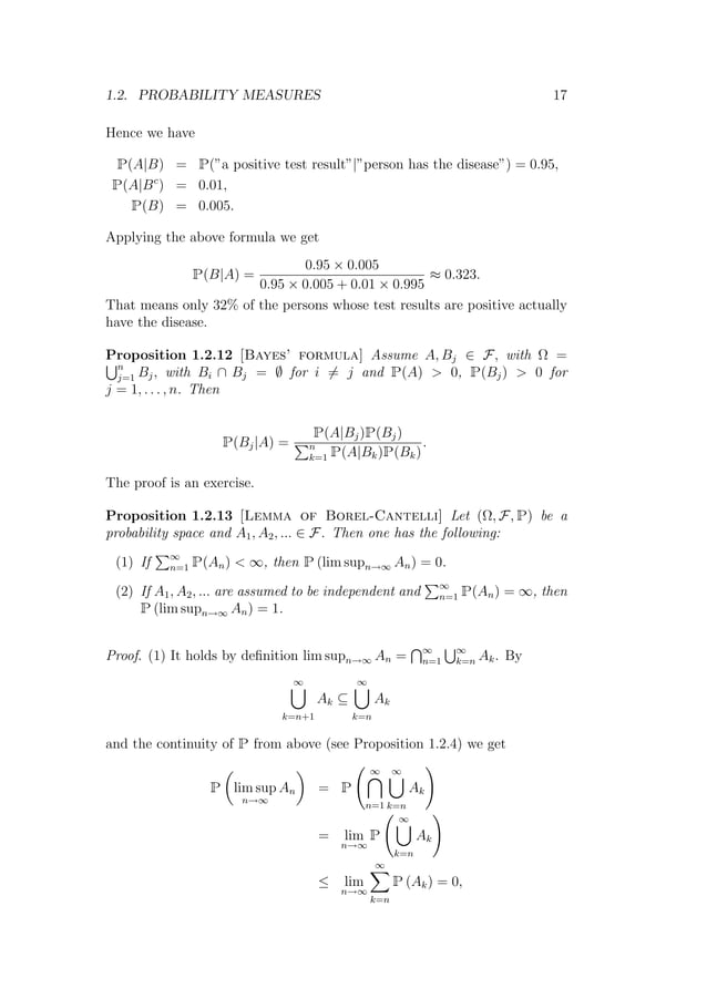 An introduction to probability theory geiss | PDF