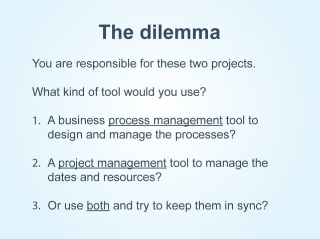 An introduction to process-driven project management | PPT