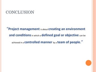 An Introduction To Project Management | PPS