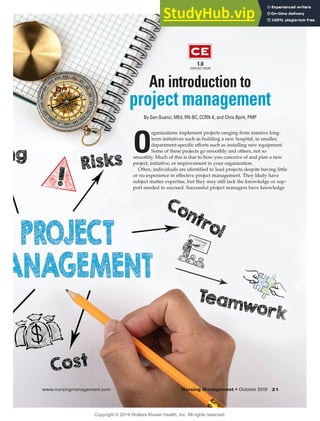 An Introduction To Project Management | PDF