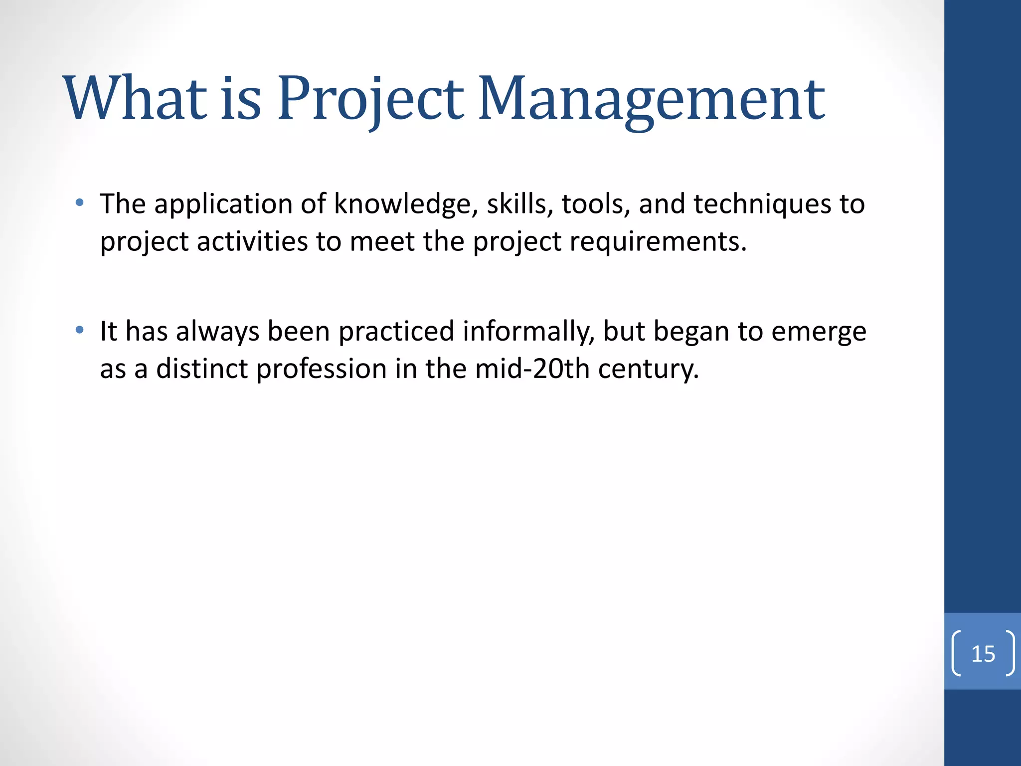 An Introduction to Project Management | PPTX | Civil Engineering ...