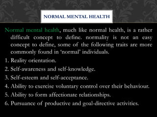 Psychiatry- Classification of Mental Disorders, Symtoms and Treatment ...
