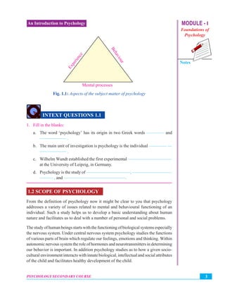 An introduction to psychology | PDF | Educational Assessment | Education