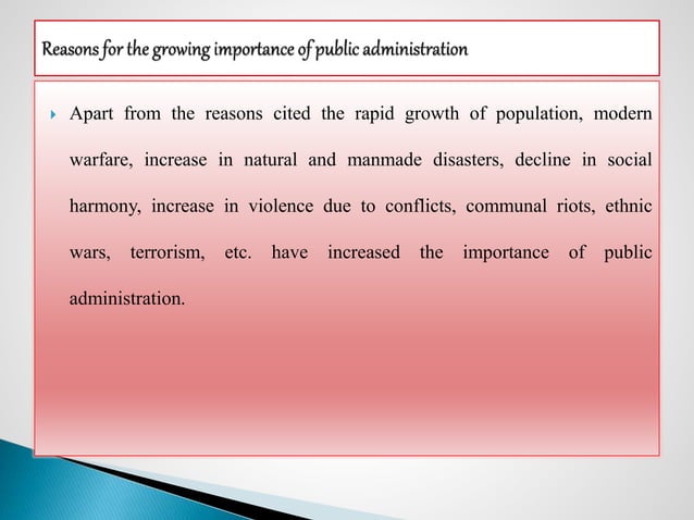 An Introduction To Public Administration Pptx