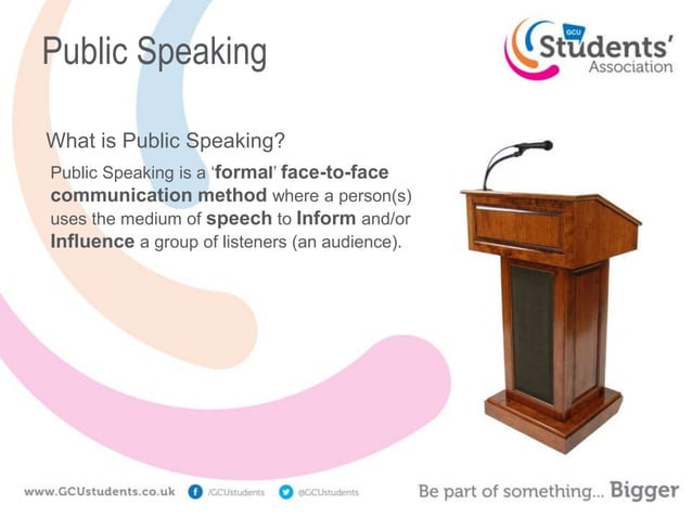 An introduction to public speaking training session | PPTX | Technology ...