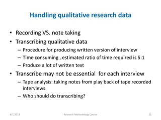 An introduction to qualitative research | PPTX