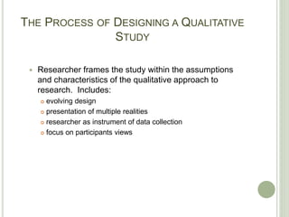 An introduction to qualitative research method | PPT