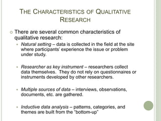 An introduction to qualitative research method | PPT