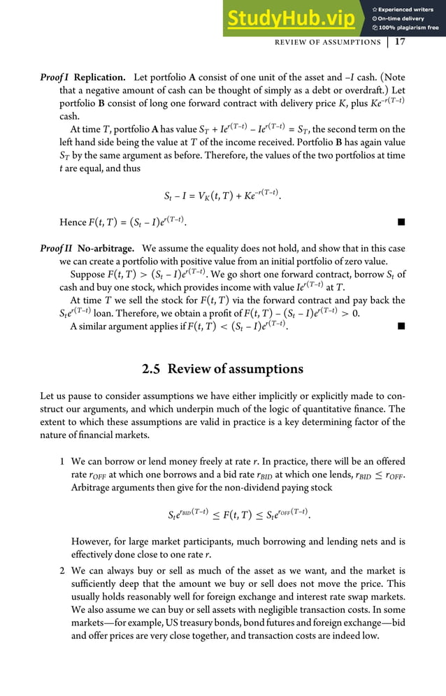 An Introduction To Quantitative Finance | PDF