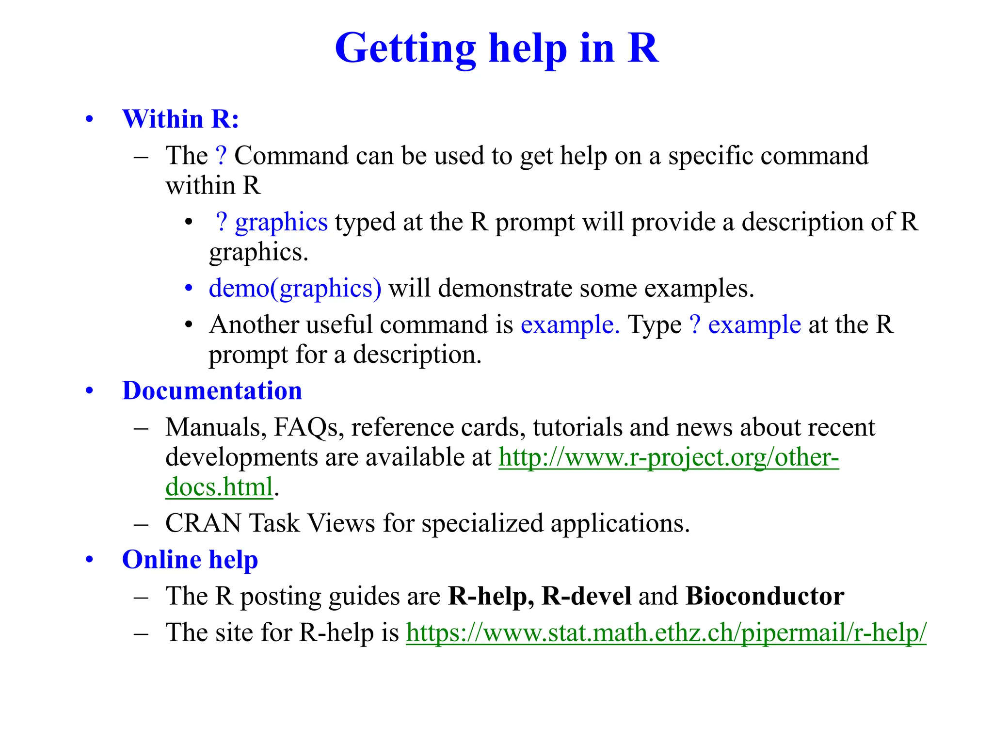 An introduction to R is a document useful | PPT