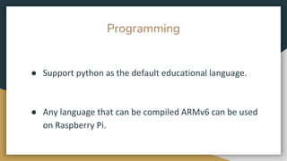 An introduction to raspberry pi | PPT