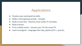 An introduction to raspberry pi | PPT