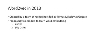 An Introduction to Recent Advances in the Field of NLP | PPTX