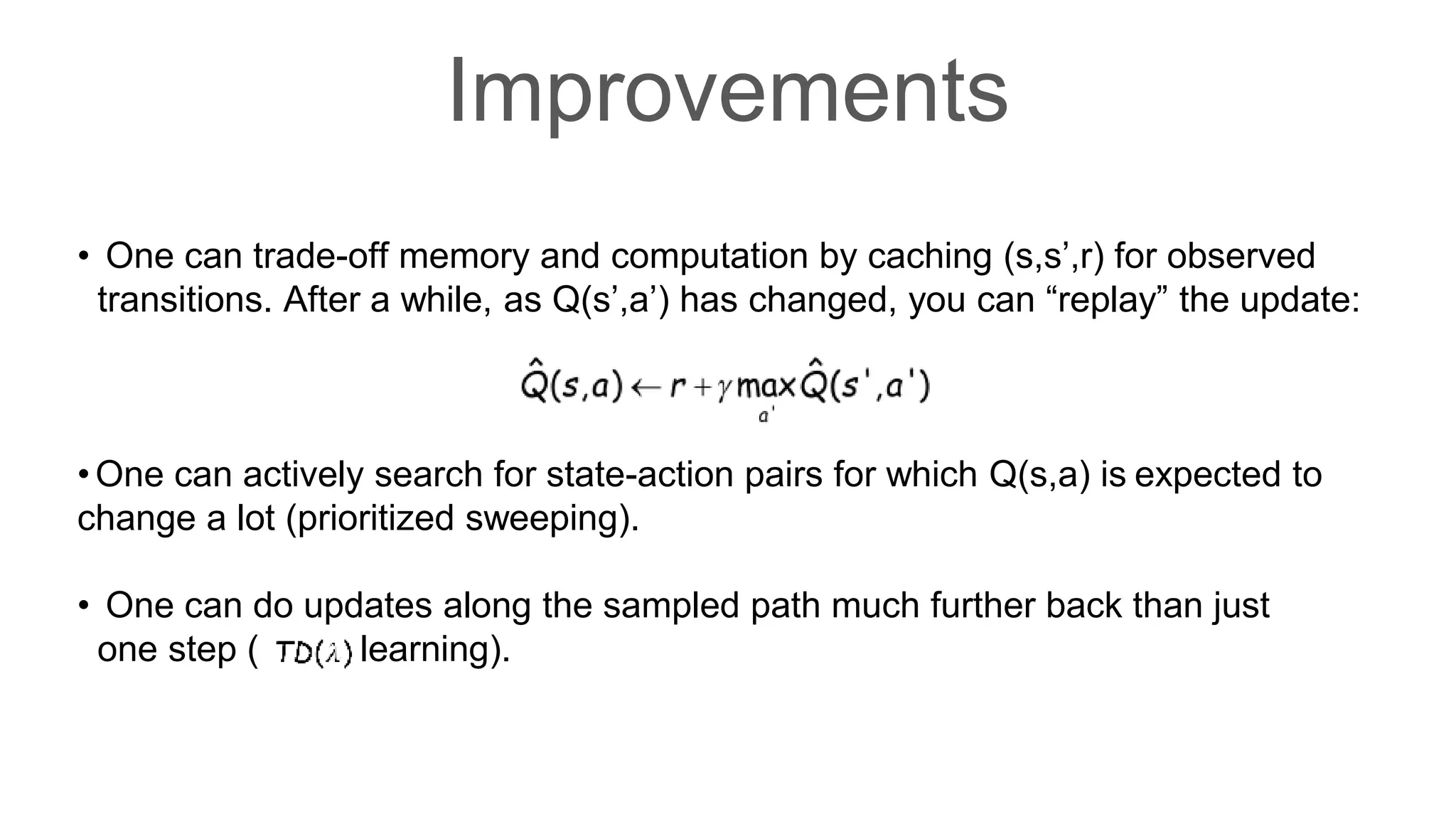 An introduction to reinforcement learning | PPTX | Computing | Technology & Computing