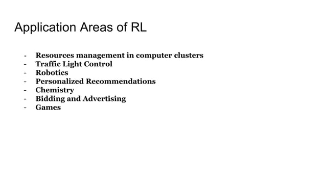 An introduction to reinforcement learning | PPTX | Computing | Technology & Computing