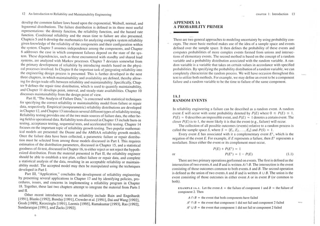 An introduction to reliability and maintainability engineering, charles e. ebeling | PDF