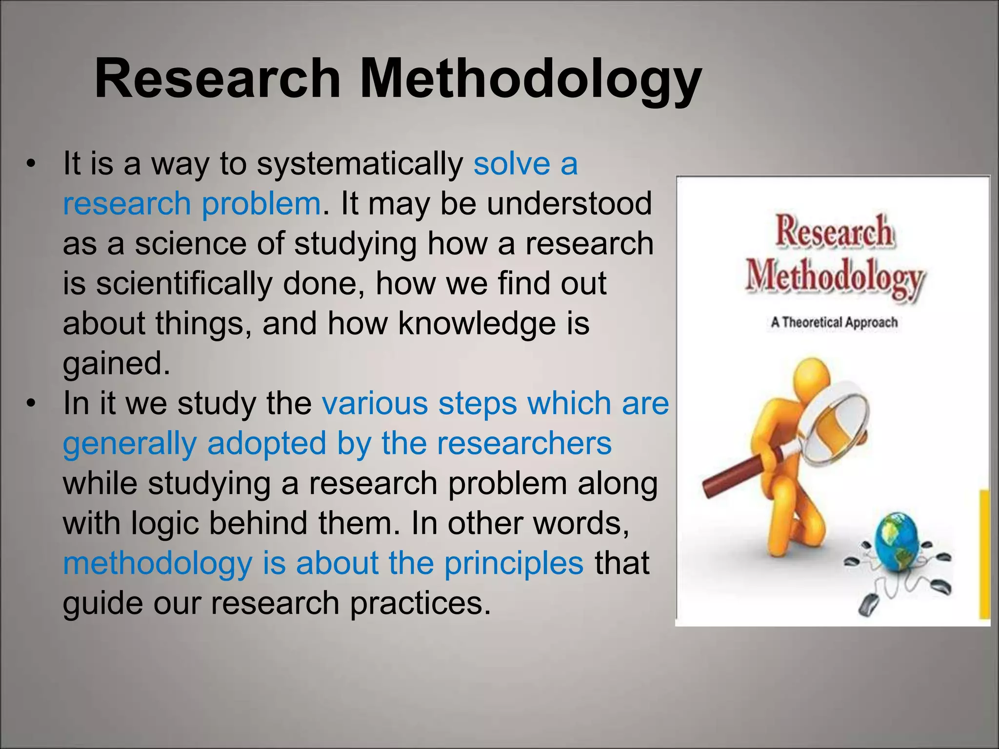 An introduction to research methodology | PPTX
