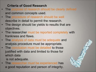 An introduction to research methodology | PPTX