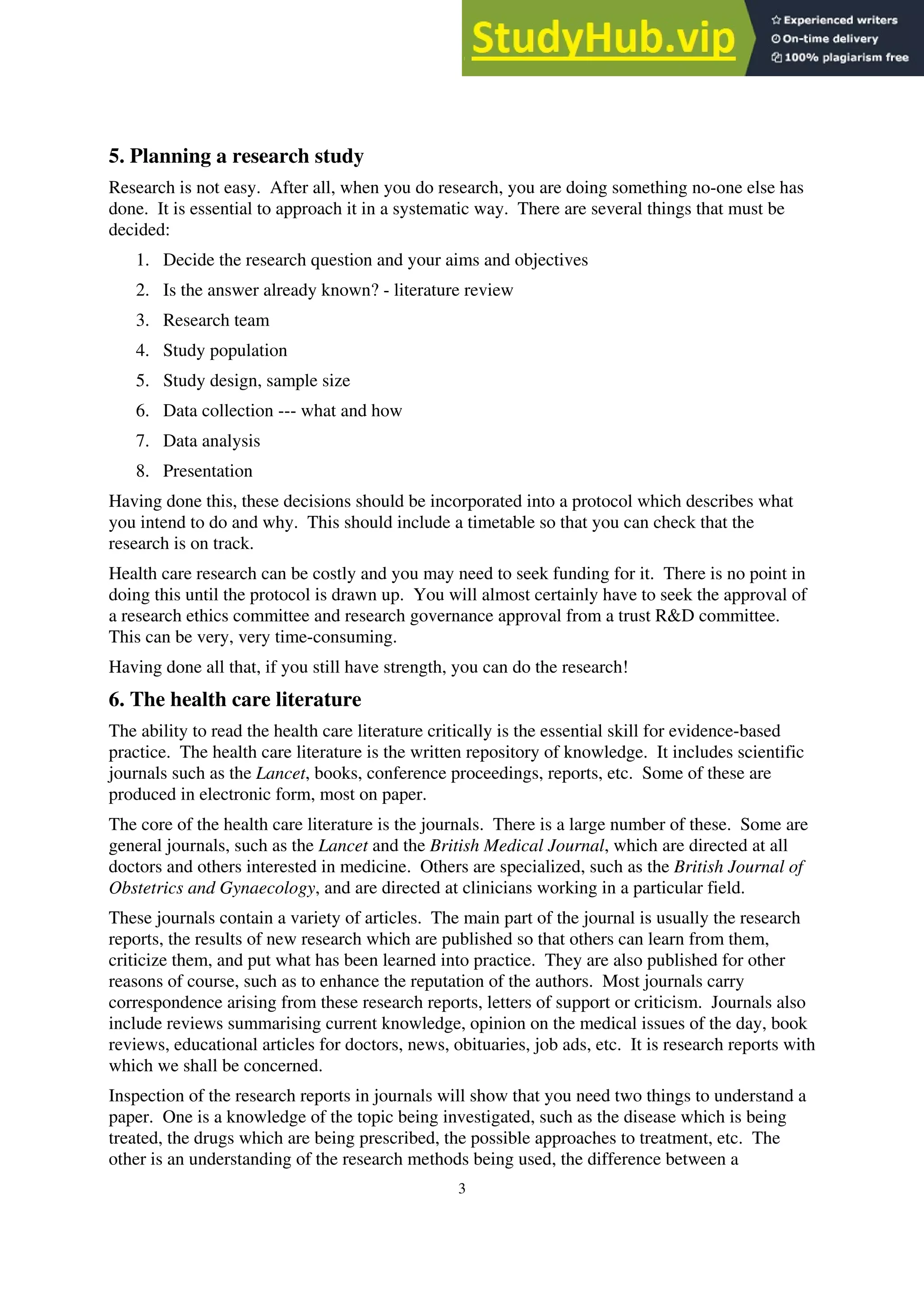 An Introduction To Research Methods | PDF