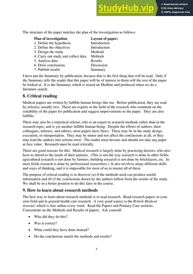 An Introduction To Research Methods | PDF