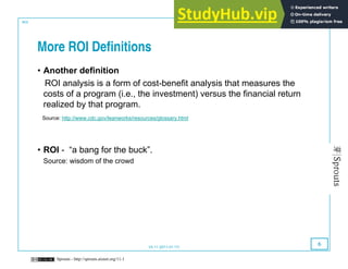 An Introduction To Return On Investment For Information Systems | PDF