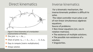 An introduction to robotics classification, kinematics and hardware | PPTX | Physics | Science