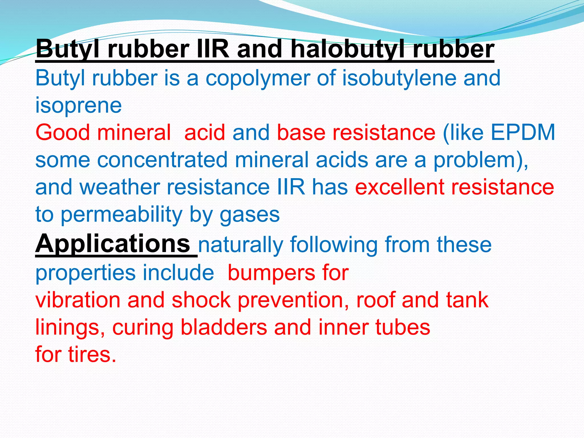 An introduction to rubber technology | PPTX