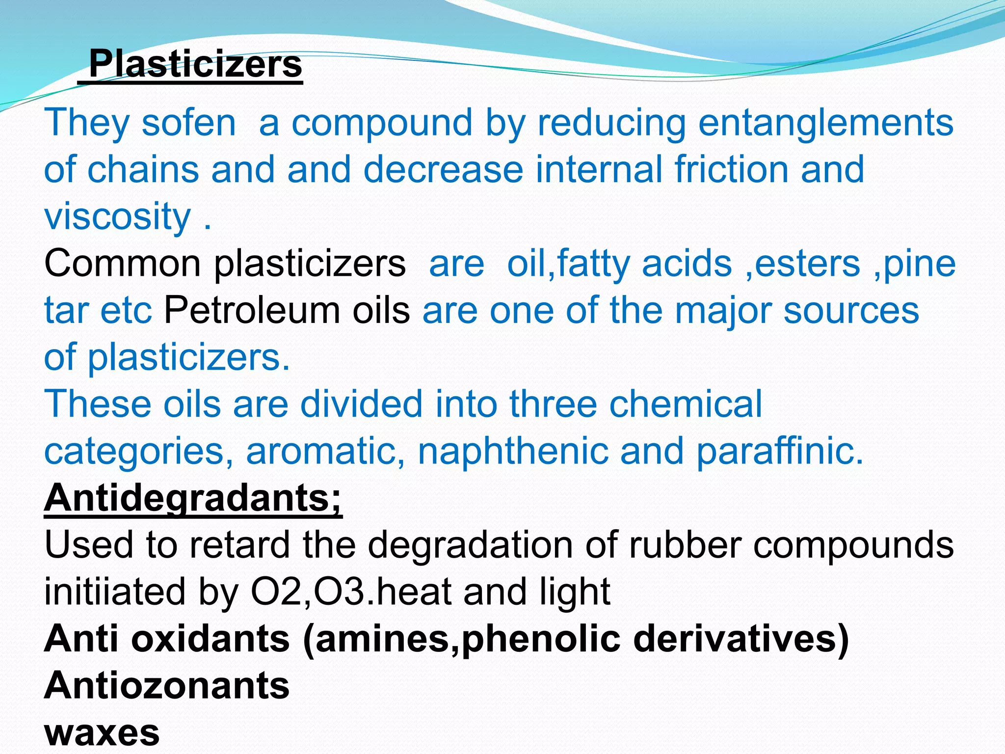 An introduction to rubber technology | PPTX
