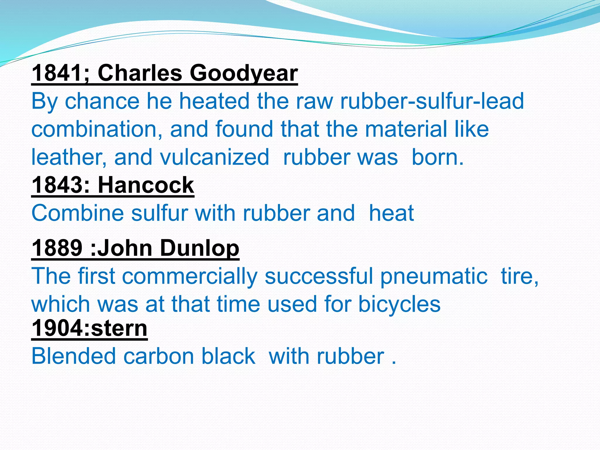 An introduction to rubber technology | PPTX