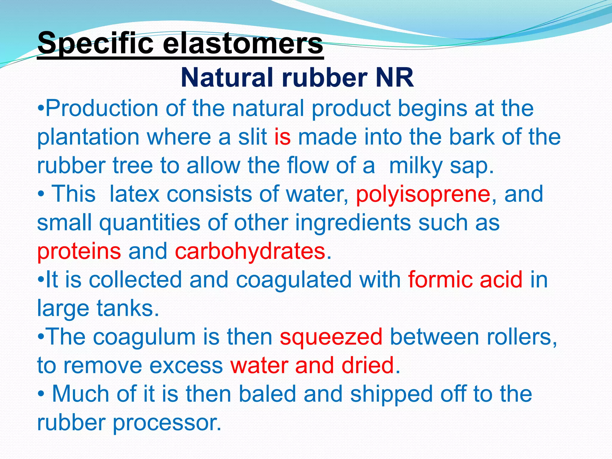 An introduction to rubber technology | PPTX