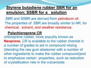 An introduction to rubber technology | PPTX