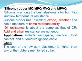 An introduction to rubber technology | PPTX