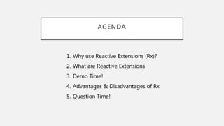 An Introduction to Reactive Extensions | PPTX